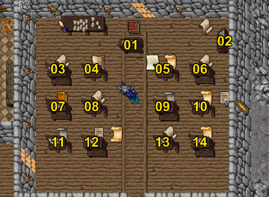 Bibliotecas de Falcon Bastion - Tibia Wiki - A Enciclopédia do Tibia