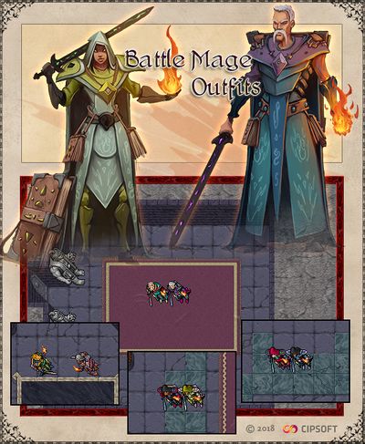 Battle Mage Outfits - Tibia Wiki - A Enciclopédia do Tibia